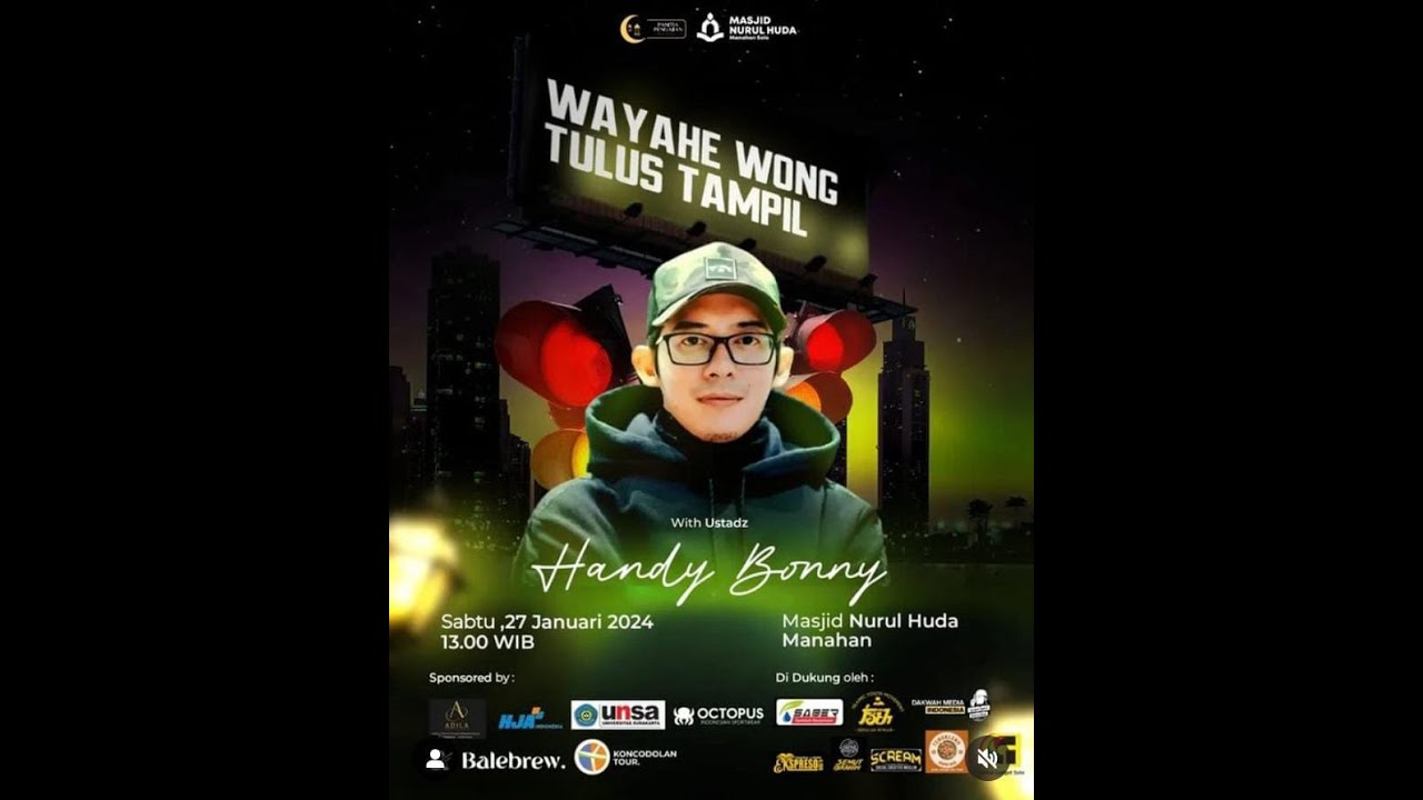 Ustadz Handy Bonny - Wayahe Wong Tulus Tampil - YouTube