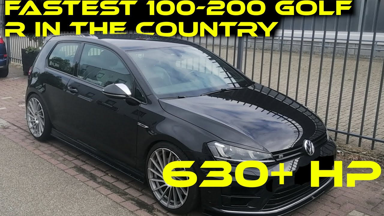 630+ HP GOLF R / Fastest (R) 100-200 IN THE COUNTRY - YouTube