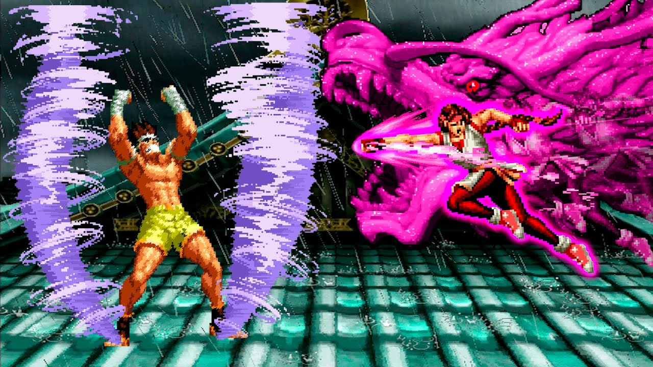 [KOF Mugen] Joe Higashi Team vs Yuri Sakazaki Team - YouTube