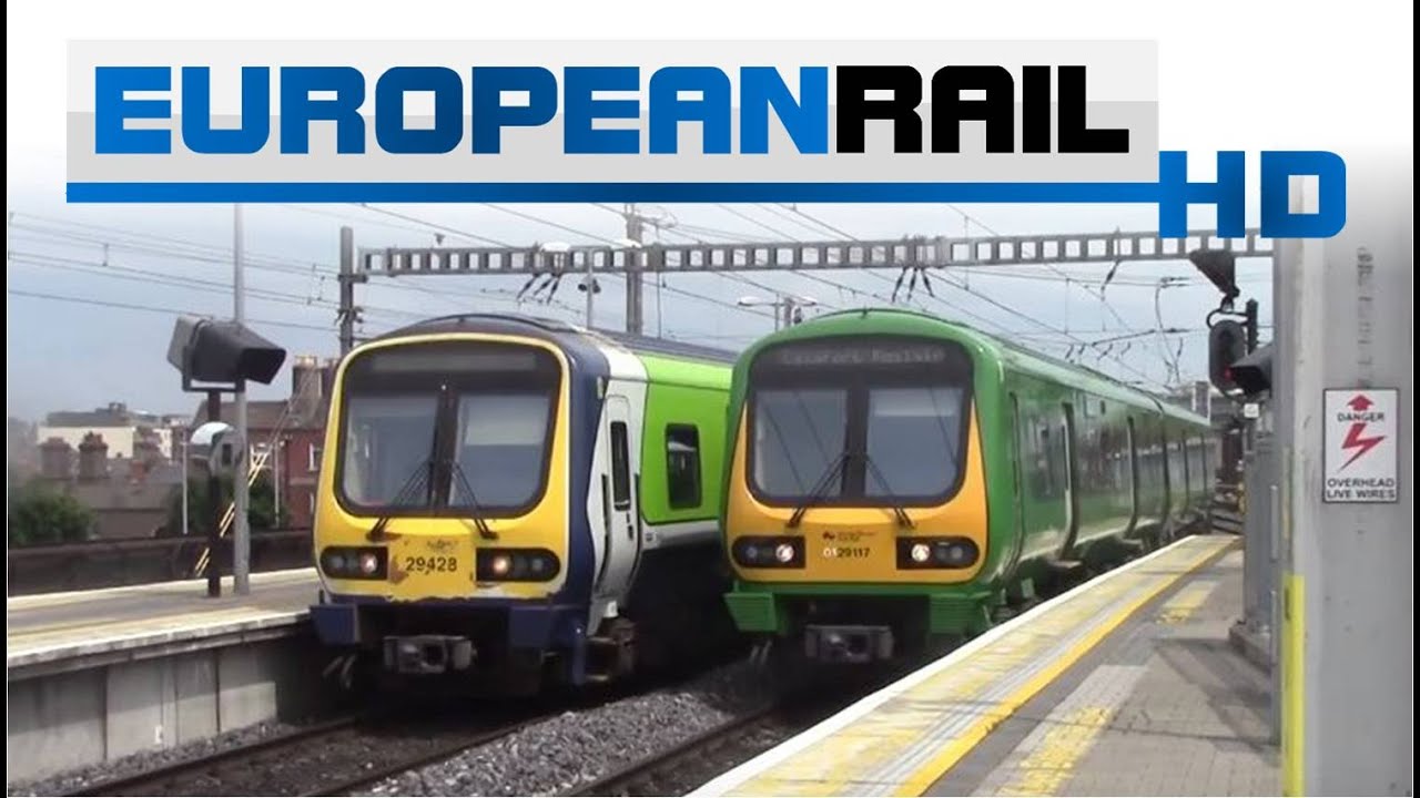 Iarnród Éireann Irish Rail Race Commuter 29000 DMU 29017 & 29028 arrive ...