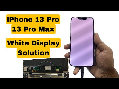 iPhone 13 pro , 13 pro max white Display , Green Display After ios ...