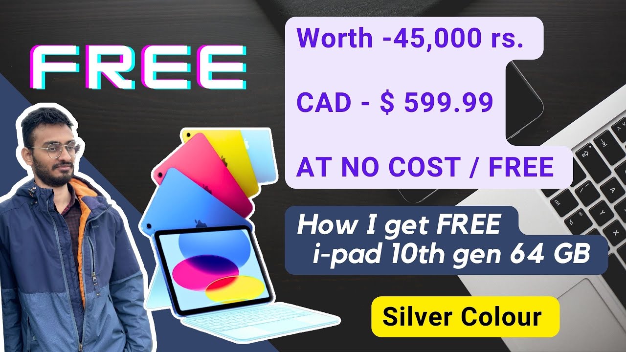 [4K] How I received FREE iPad 10th generation,64 GB Worth 45,000 rs in ...