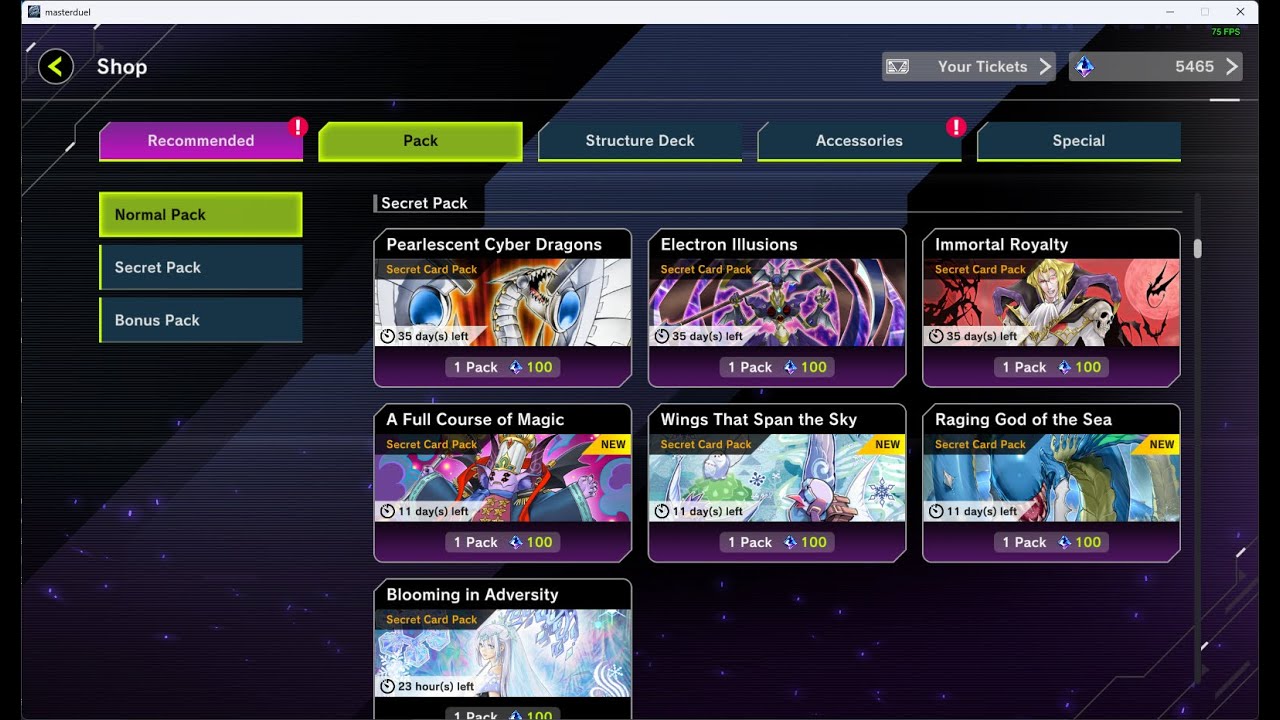 【Yu-Gi-Oh! Master Duel】3 New Secret Packs And Free Pulls - YouTube
