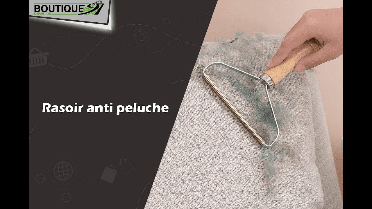 Le rasoir anti peluche pour prendre soin de vos habits - YouTube