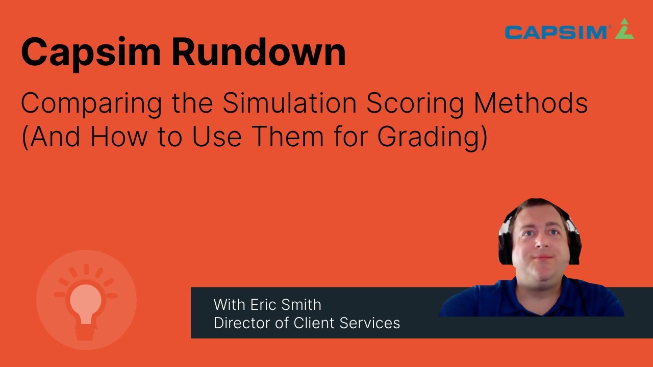 Comparing the Simulation Scoring Methods (And How to Use Them for ...