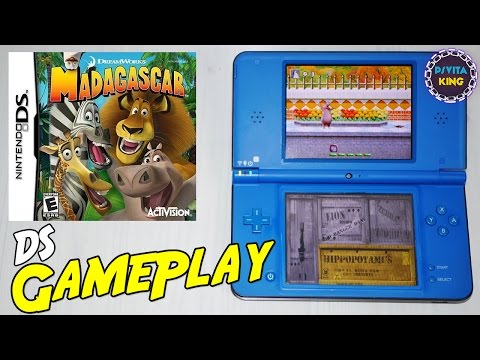 Madagascar NDS/Nintendo DS/DSi XL GamePlay [4K]
