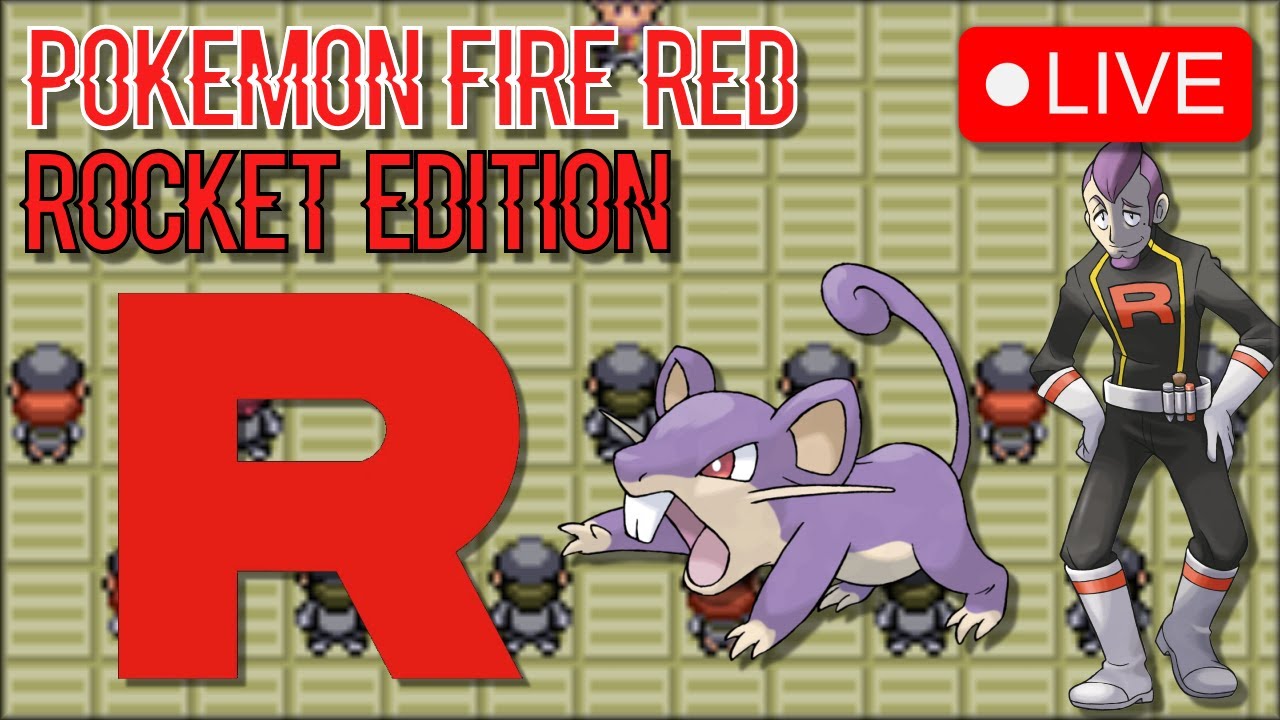 *POKEMON ROCKET RED* *FIRE RED ROCKET EDITION* *PLAYTHROUGH* - YouTube