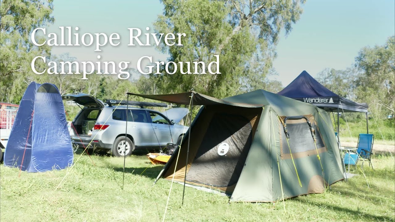 Camping on the bank of the Calliope River, Queensland - YouTube