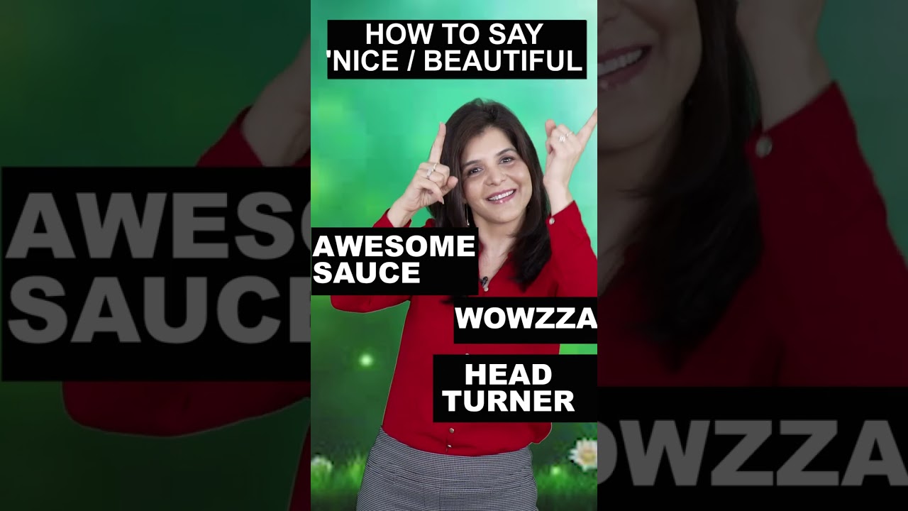 Stop Saying NICE & BEAUTIFUL | Improve Your Vocabulary | #Shorts # ...