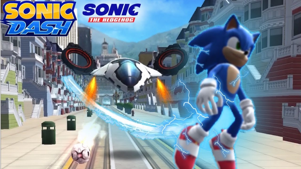 Sonic Movie gameplay *Sonic Dash* - YouTube