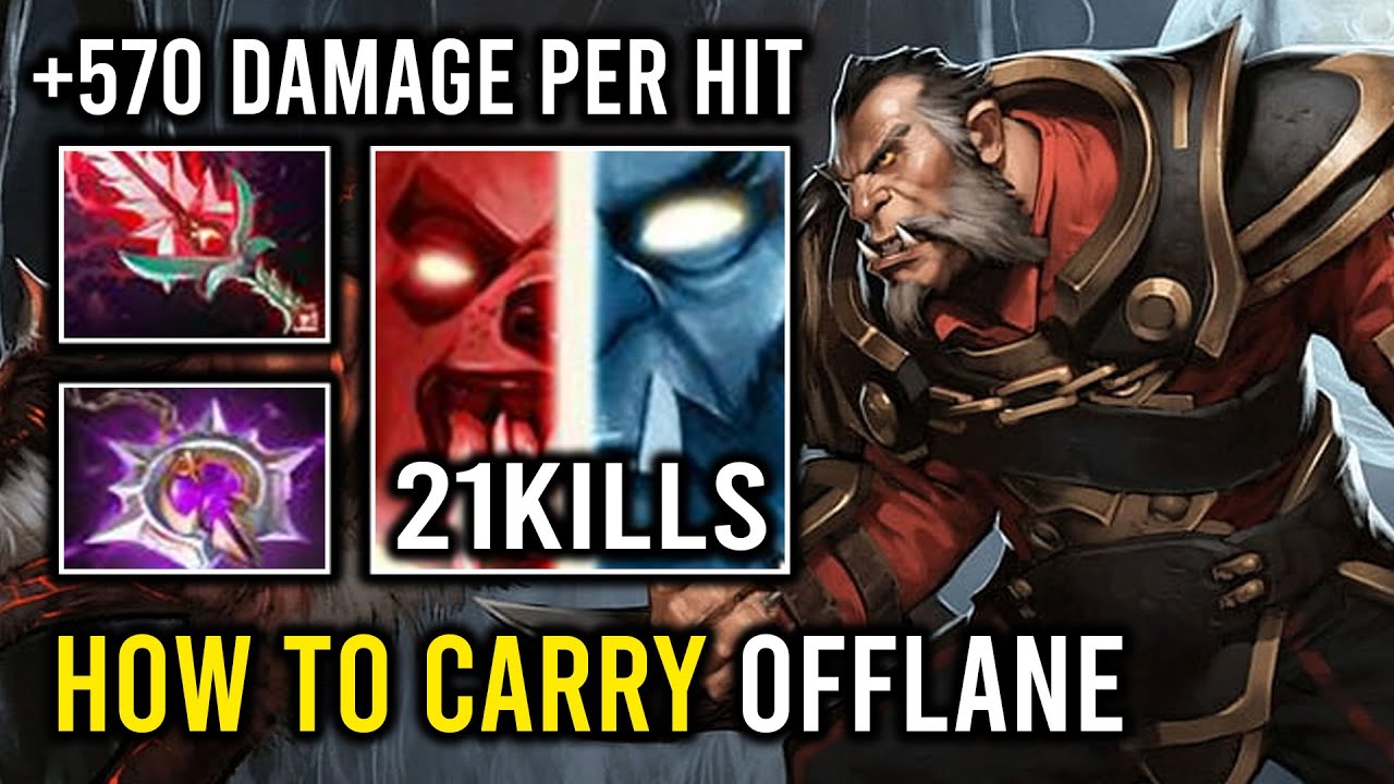 How to Carry Offlane Lycan 570 Damage Per Hit Nullifier + Bloodthorn ...