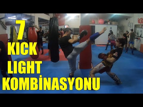 Kick Light için 7 kombinasyon Kickboks ( Partnerli çalışma )