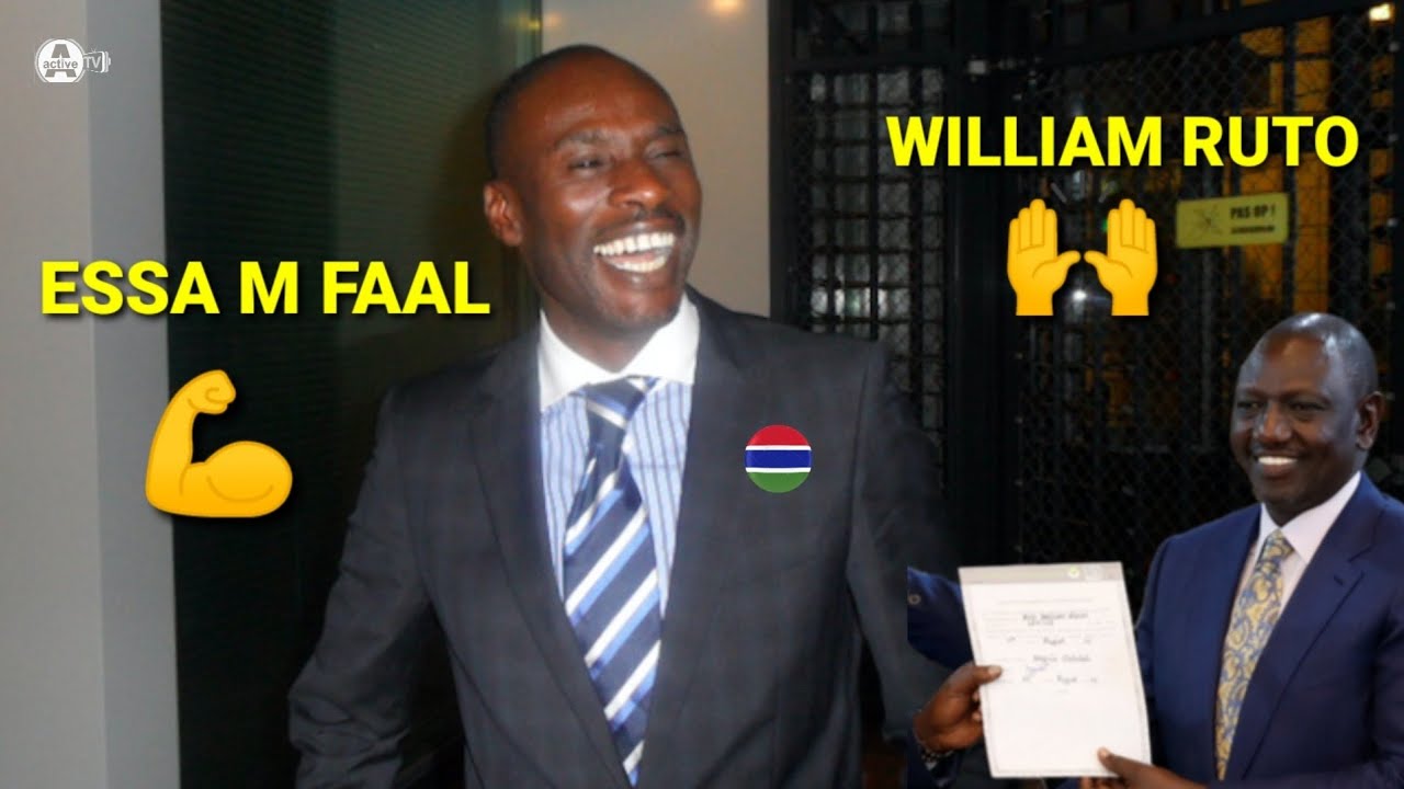 Lawyer Essa Mbye Faal's Client William Ruto WINS Kenya's Election - YouTube