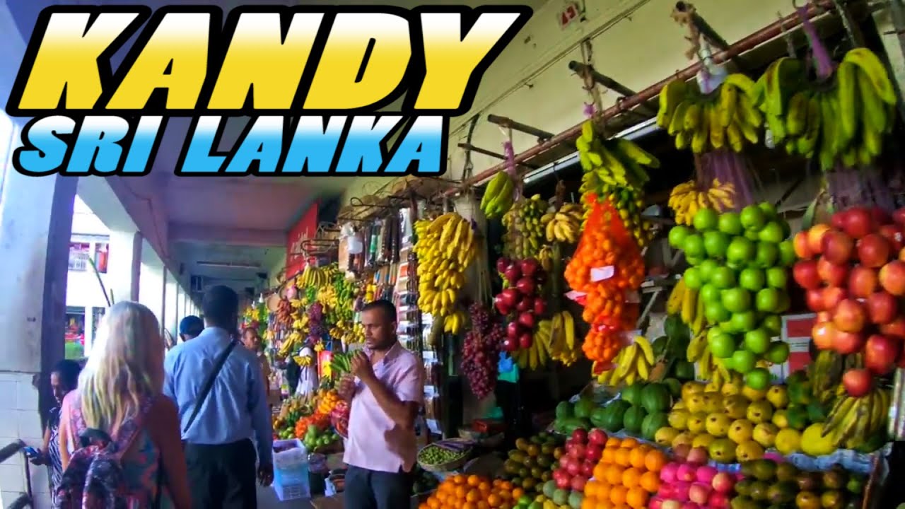 KANDY CENTRAL MARKET - Sri Lanka (4k) - YouTube