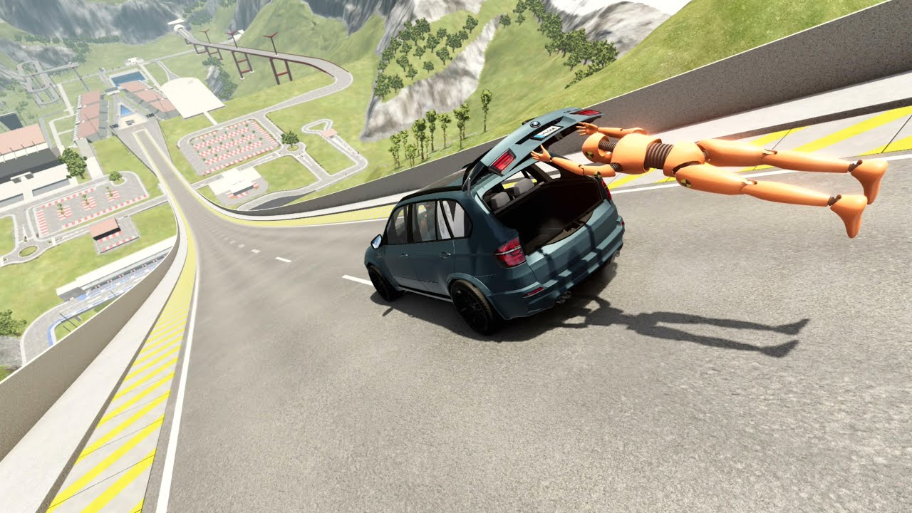 WAIT, THE TRUNK IS STILL OPEN!!!!! High Speed Crashes #237 ...