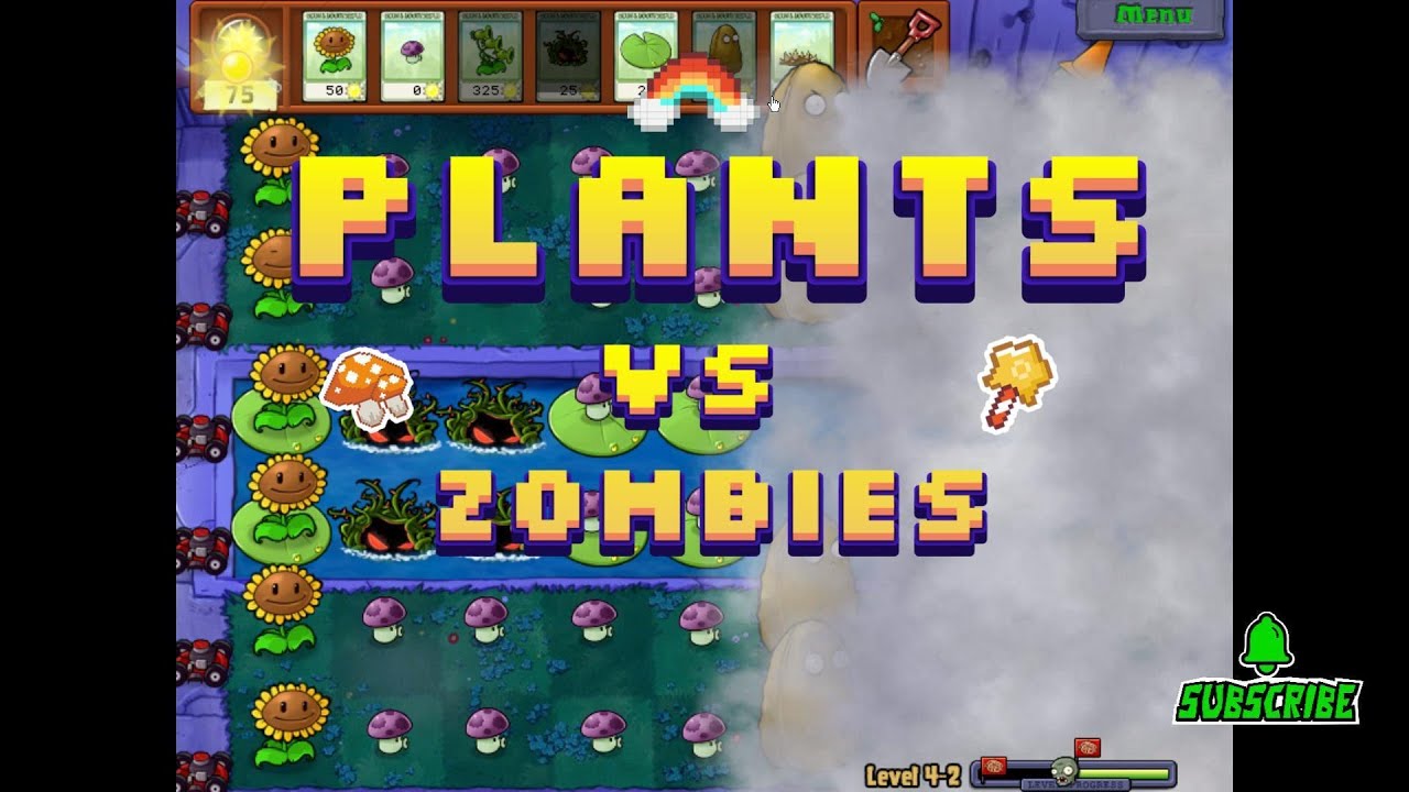 Plants VS Zombies pt 5--fall asleep to PVZ with no talking ♥ - YouTube
