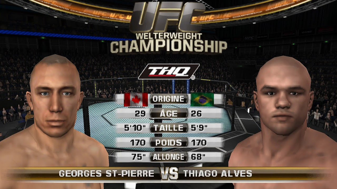 Full Fight : GSP vs ALVES - Welterweight Expert Championship Mode • UFC ...