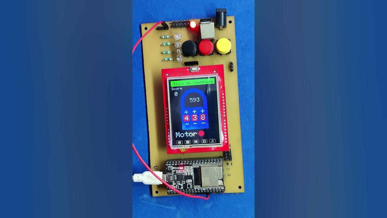 2.4 inch TFT LCD Shield Lock Door open using ESP32 | OTP Based Door lock | Teach Me Something ...