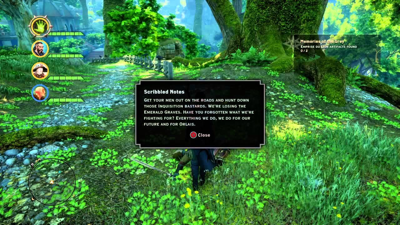 Dragon Age™: Inquisition Exploring the Emerald Graves - YouTube