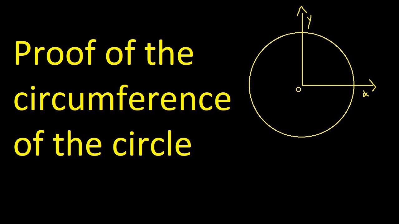 Proof of the circumference of the circle by using Calculus - YouTube