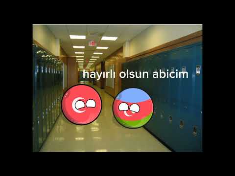 countryballs okulu bölüm 2 Türkiye japonyaya aşık oldu