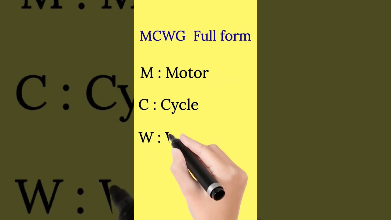 M C W G Full Form Full Form Of MCWG fullform YouTube M C W G Full Form Full Form Of MCWG fullform YouTube