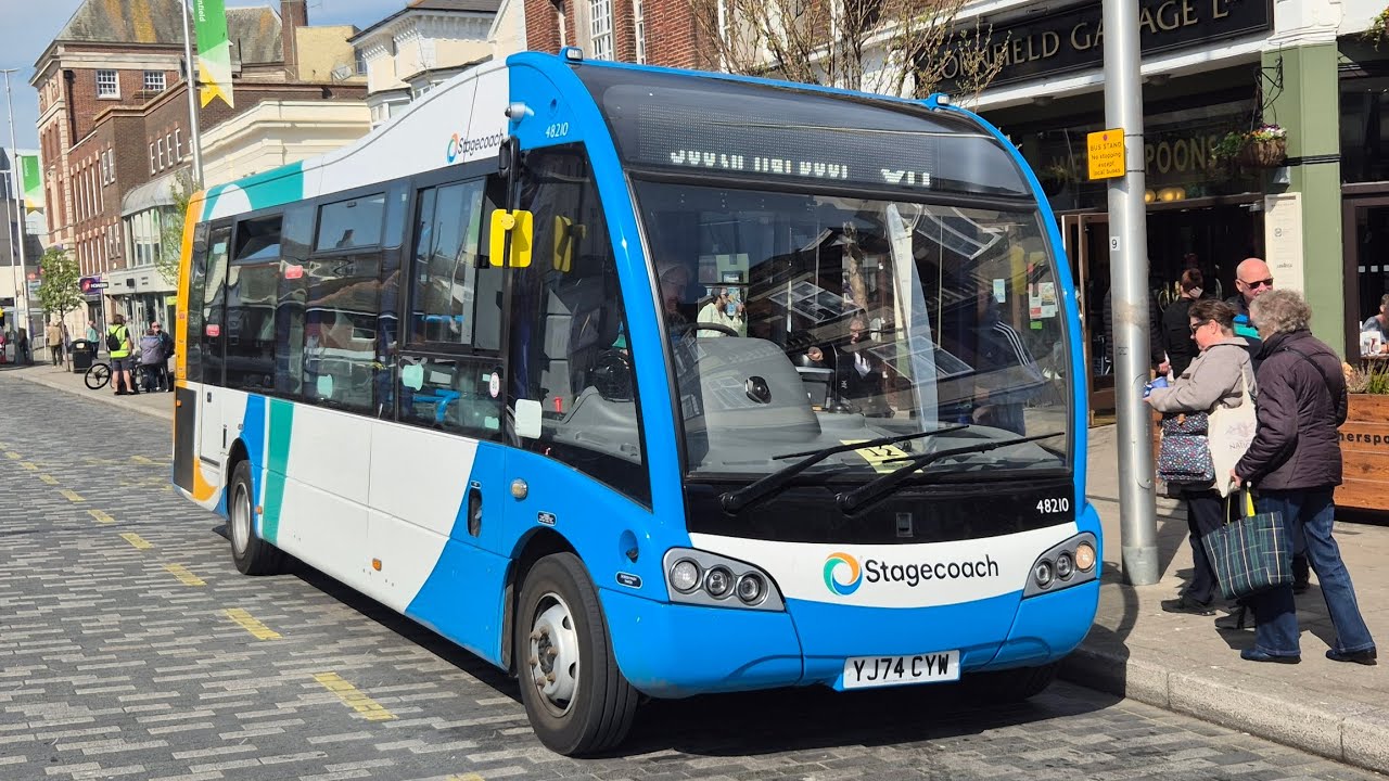Onboard Stagecoach Bus 48210 (YJ74 CYW) | Optare Solo SR | Route 5A ...