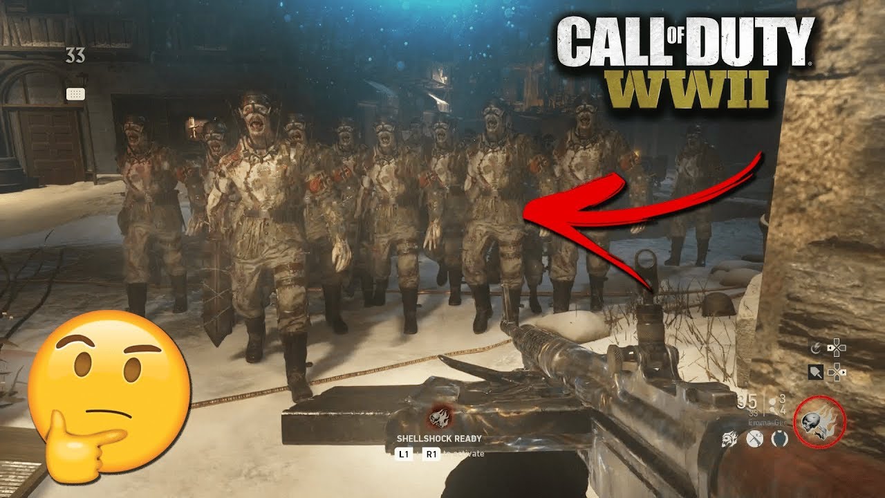 KILLING 16 BOSS ZOMBIES AT ONCE?! [CALL OF DUTY WW2 ZOMBIES] - YouTube