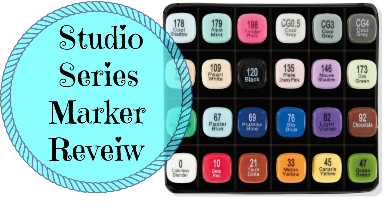 Art Supply Review: Studio Series Markers - YouTube