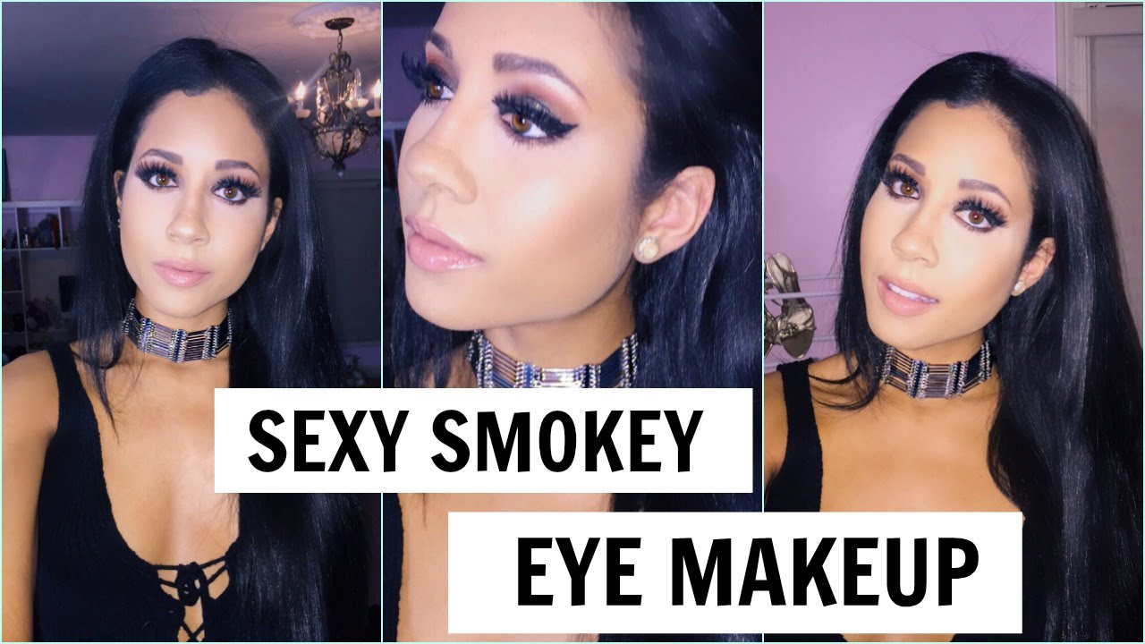 SMOKEY SEXY EYE MAKEUP TUTORIAL (SHAY MITCHELL INSPIRED) | LEXI NOEL - YouTube