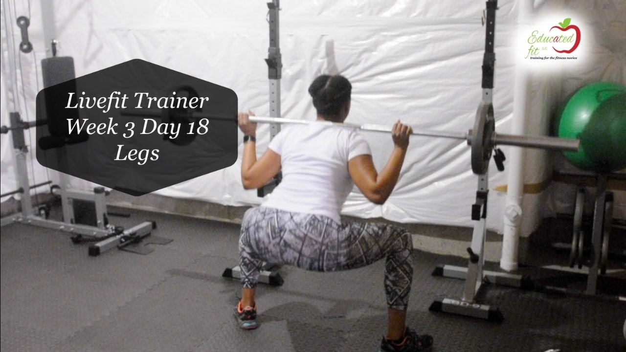 LiveFit Trainer Workout | Lower Body Workout - YouTube