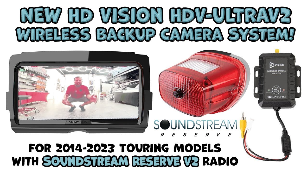 NEW HD Vision HDV-ULTRAV2 Wireless backup Camera System for 2014-2023 ...