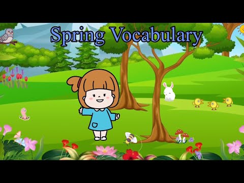 Spring Vocabulary For Kids || English Vocabulary ||Spring Flashcards ...