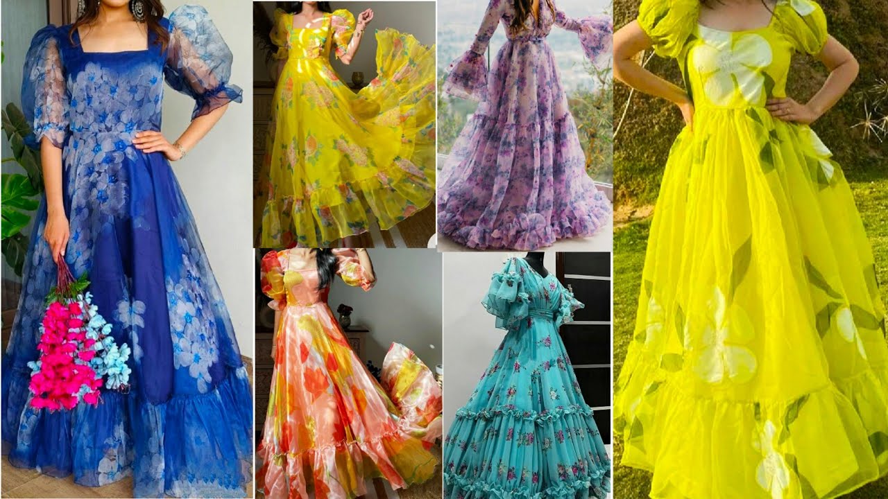 Latest Long Frock Designs 2024😍Customized Designer Long Gowns - YouTube