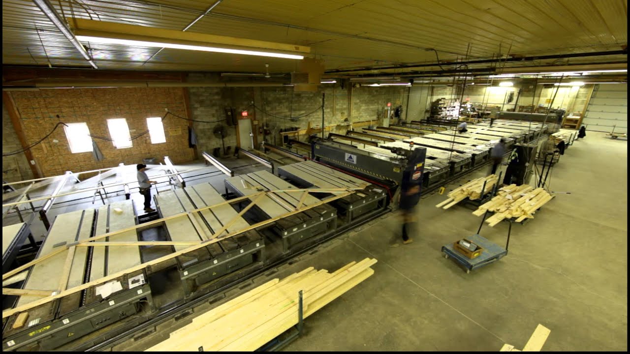 Truss Manufacturing Time Lapse - YouTube