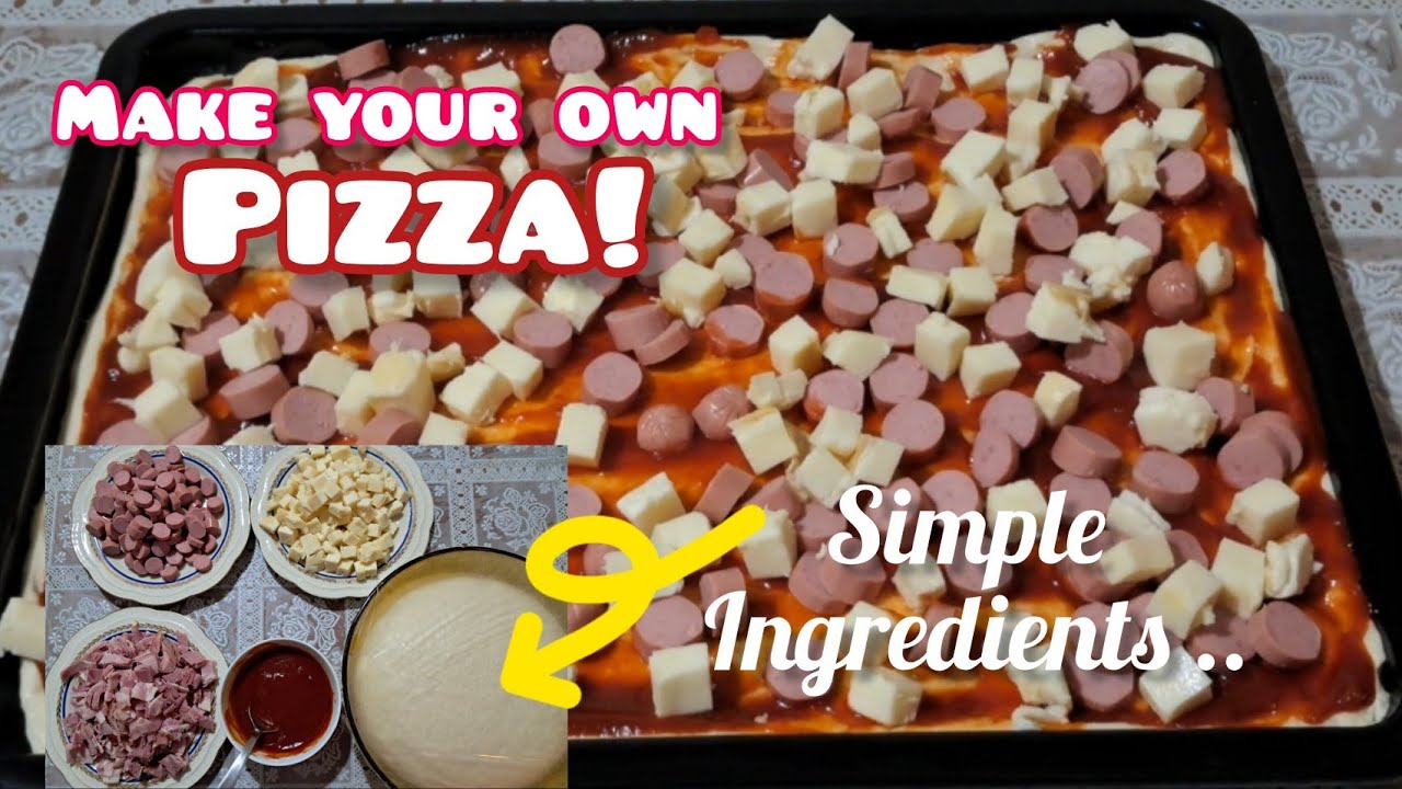 Filipino style homemade pizza with simple ingredients - YouTube