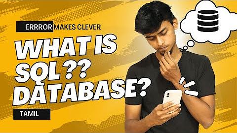 SQL Basic for Beginners Tutorial in Tamil | Learn SQL With MySQL | sql tutorial for beginners ...