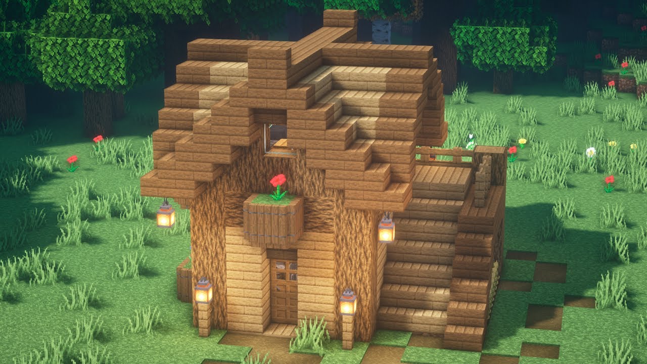 Minecraft: How to Build a Small Survival House - YouTube
