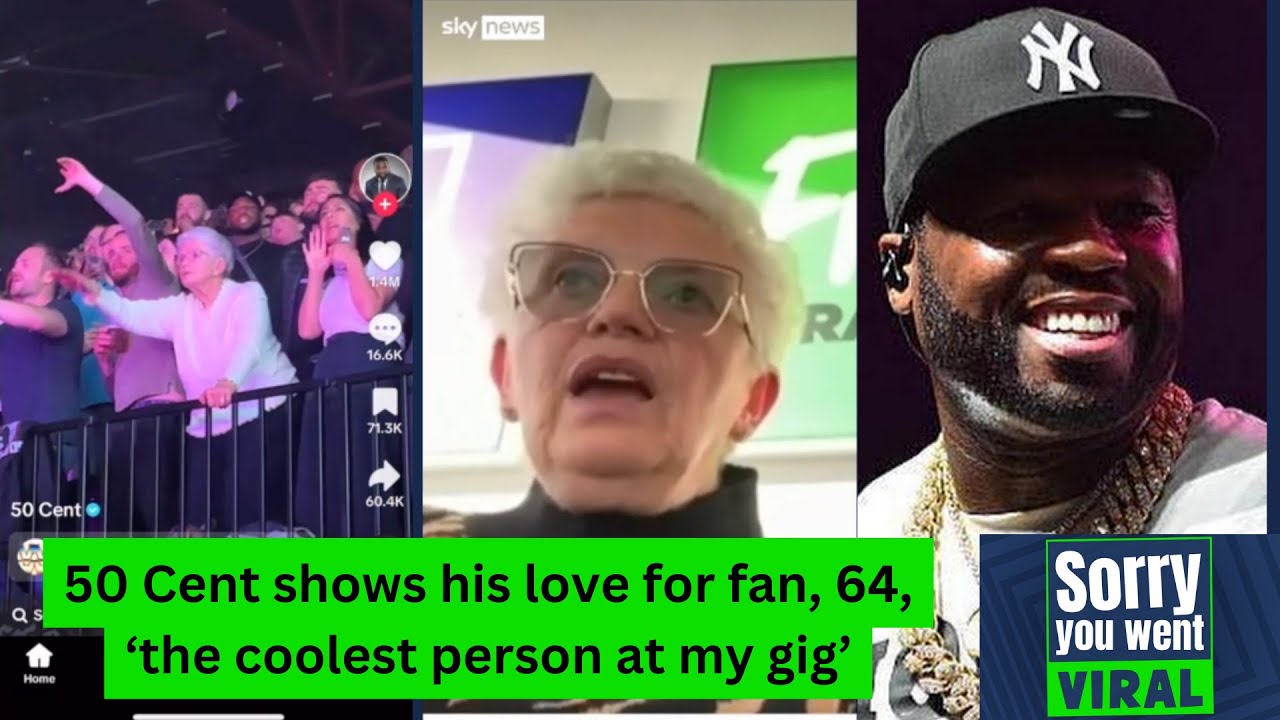 50 Cent's shout out to Momma Jane, hip hop fan, 64, at Birmingham gig ...