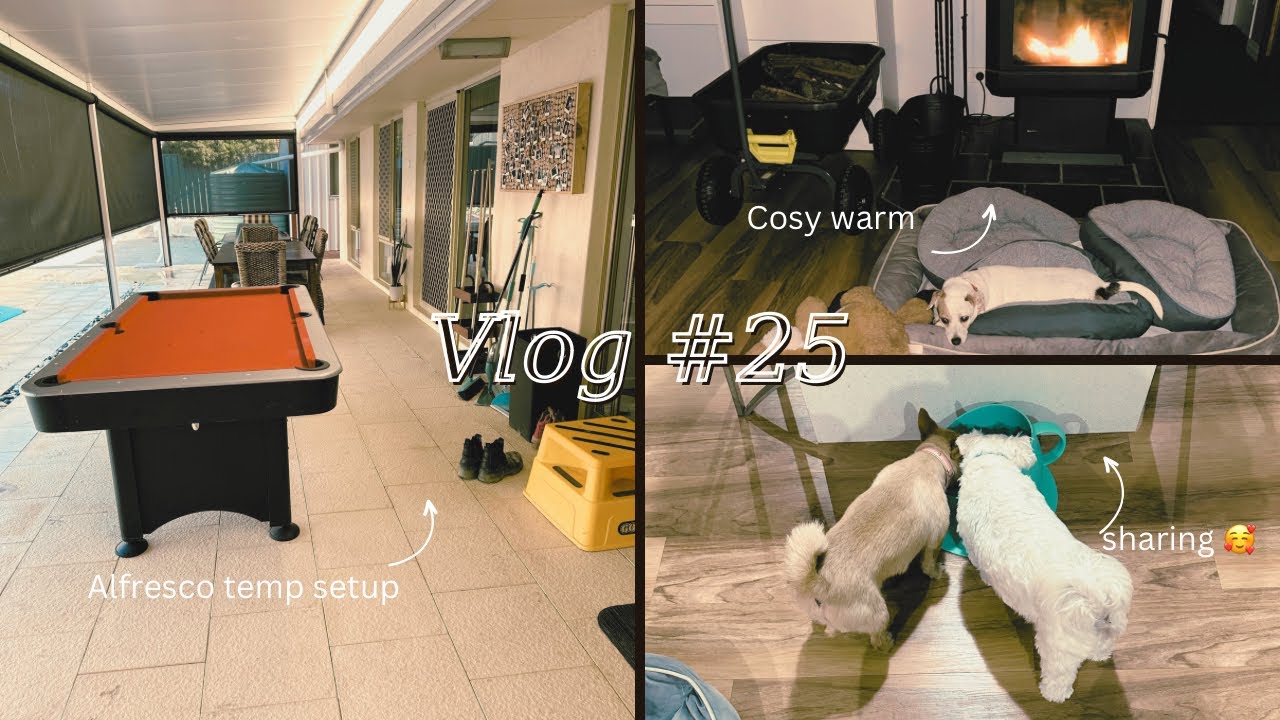 Vlog 25 2023 / beauty loop box / Setting up the alfresco / Cosy nights ...