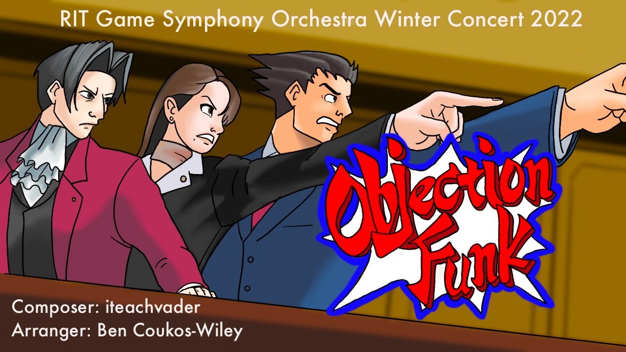 [RITGSO] "Objection Funk" - Ace Attorney Series (Small Ensemble) - YouTube