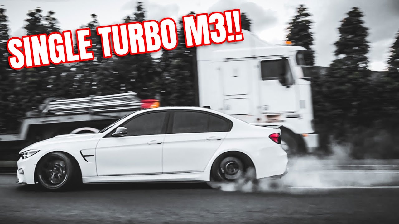 INSANE SINGLE TURBO F80 M3!!!! Haltech Big Power! - YouTube