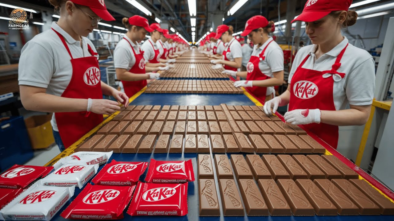Kit Kat LOVERS Rejoice Watch 7 MILLION Chocolates Being Made! | Process ...