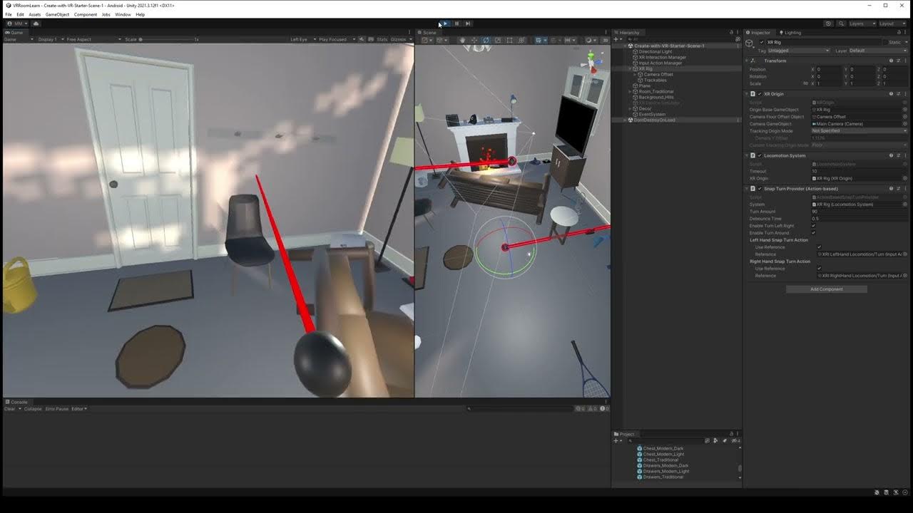 Following Unity Learn: VR Development pathway (2/x) - YouTube