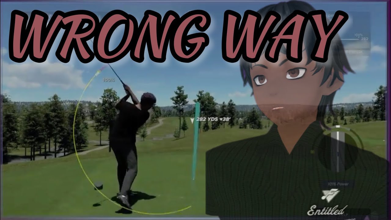 Is This ILLEGAL? Vtuber Aims For The WRONG Fairway! - YouTube