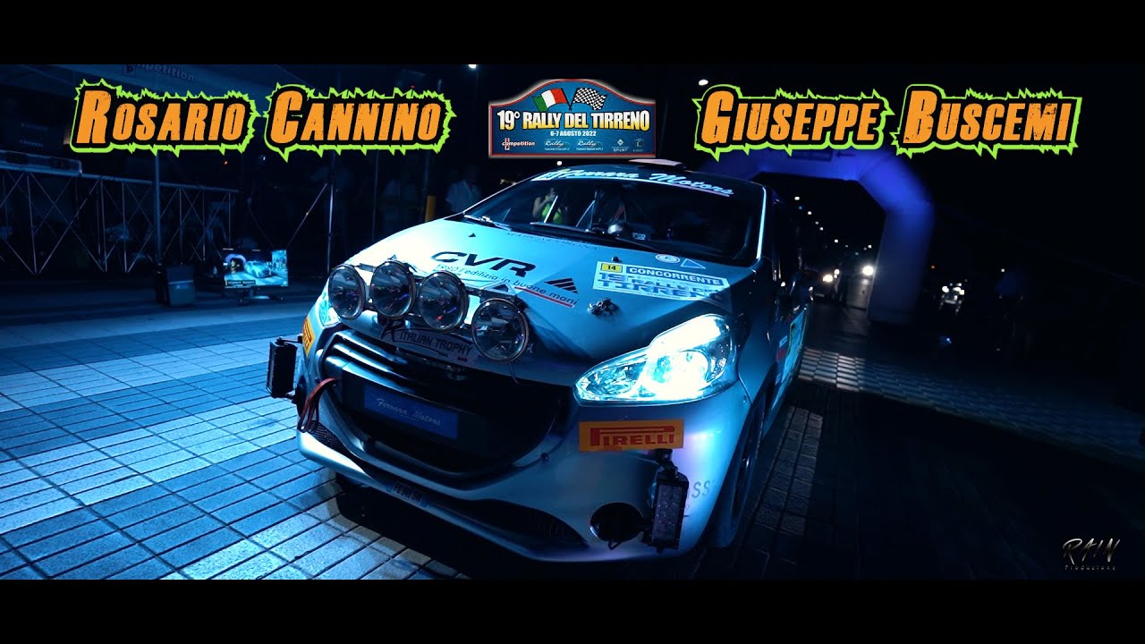 Rally del Tirreno 2022 - Rosario Cannino/Giuseppe Buscemi (Peugeot 208 ...