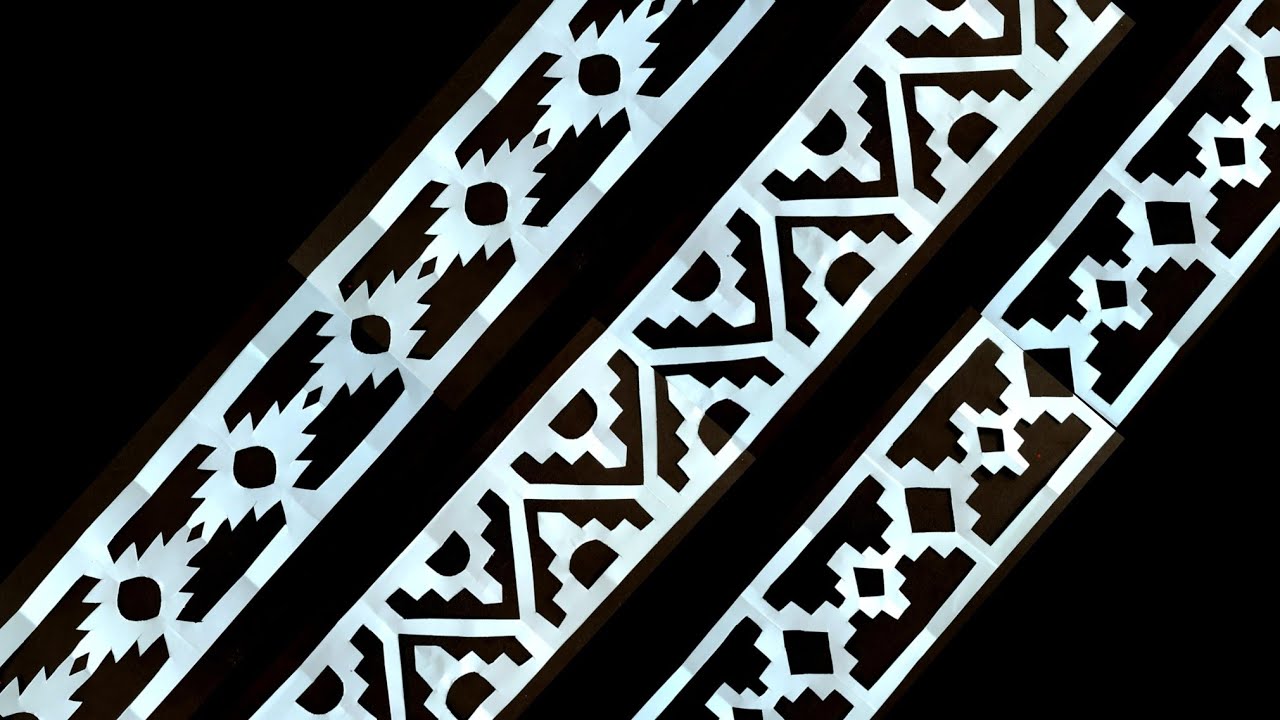 Border designs for Bulletin Board | Notice board border designs| Paper ...