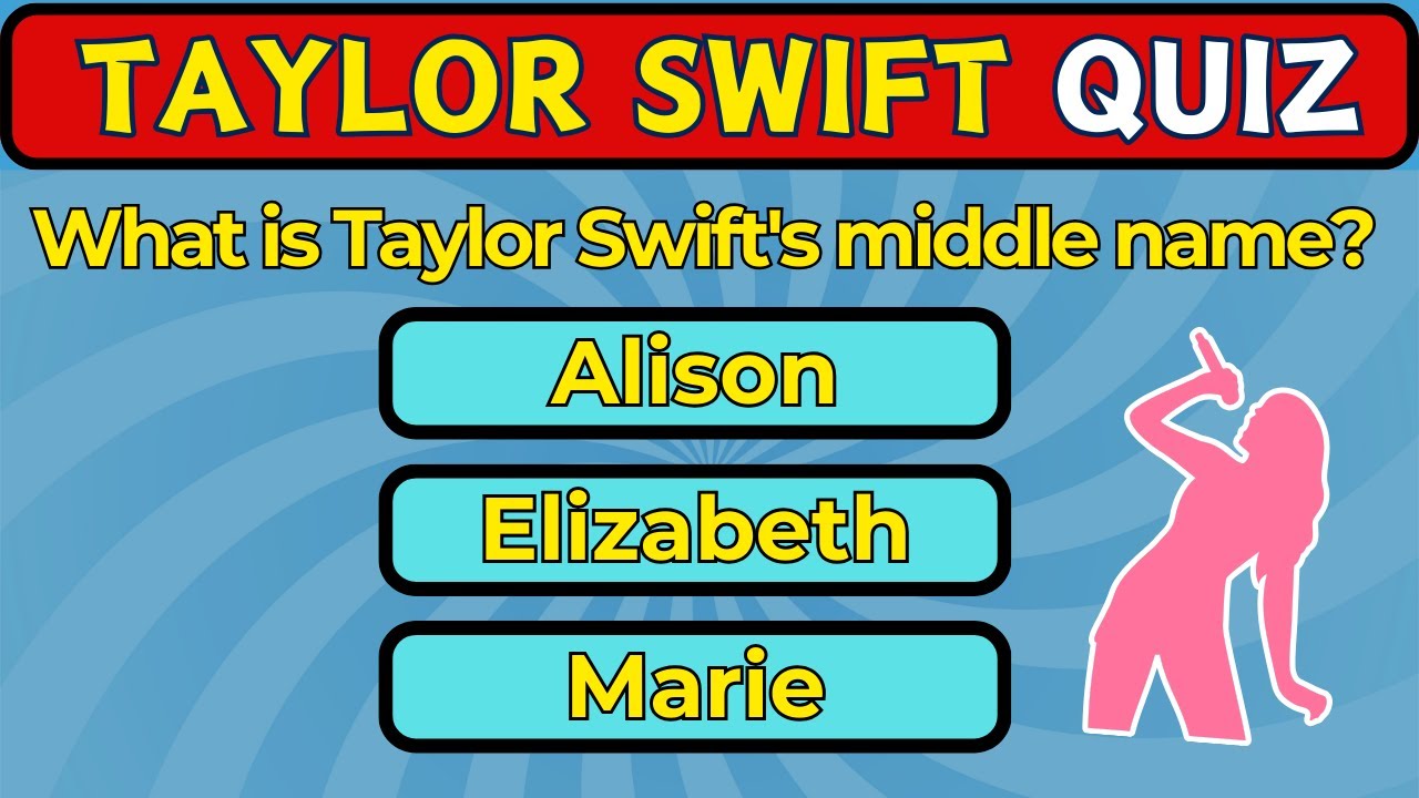 Ultimate Taylor Swift Quiz | Test Your Swiftie Knowledge! - YouTube