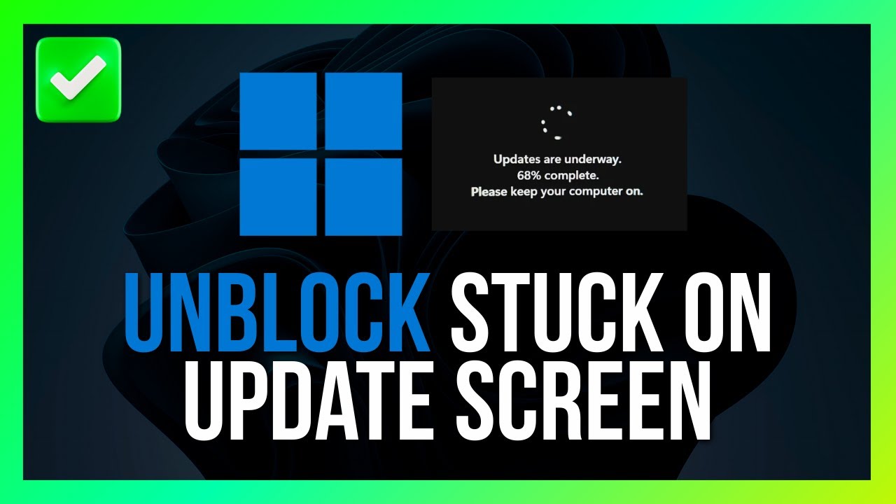 How to Unblock Windows 11 Stuck on Update Screen [Quick Guide] - YouTube