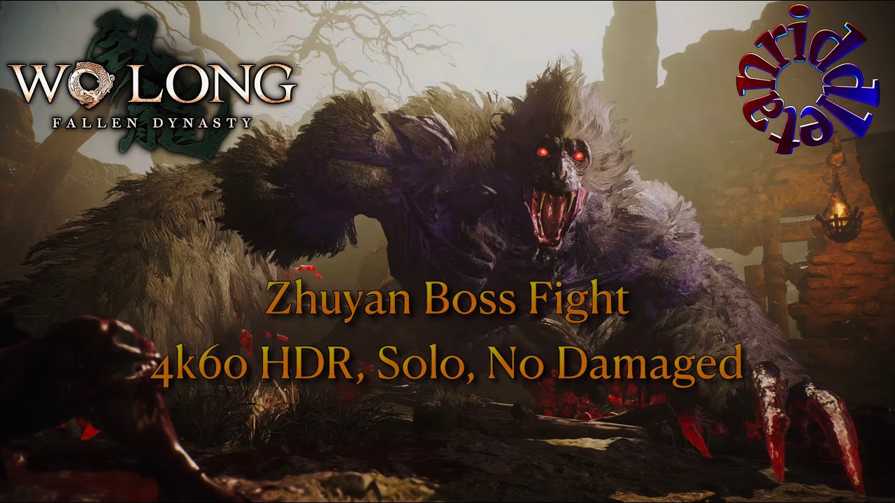 Wolong Fallen Dynasty - Zhuyan boss fight ( 4k60p HDR, Solo, No Damaged ...